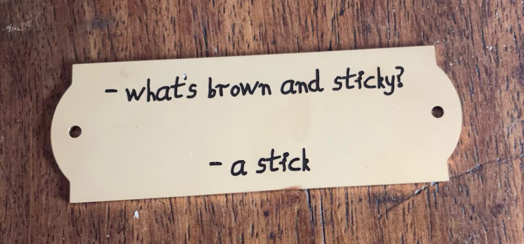 "What's Brown and Sticky?" Signed Limited Edition Plaque - The Last ...