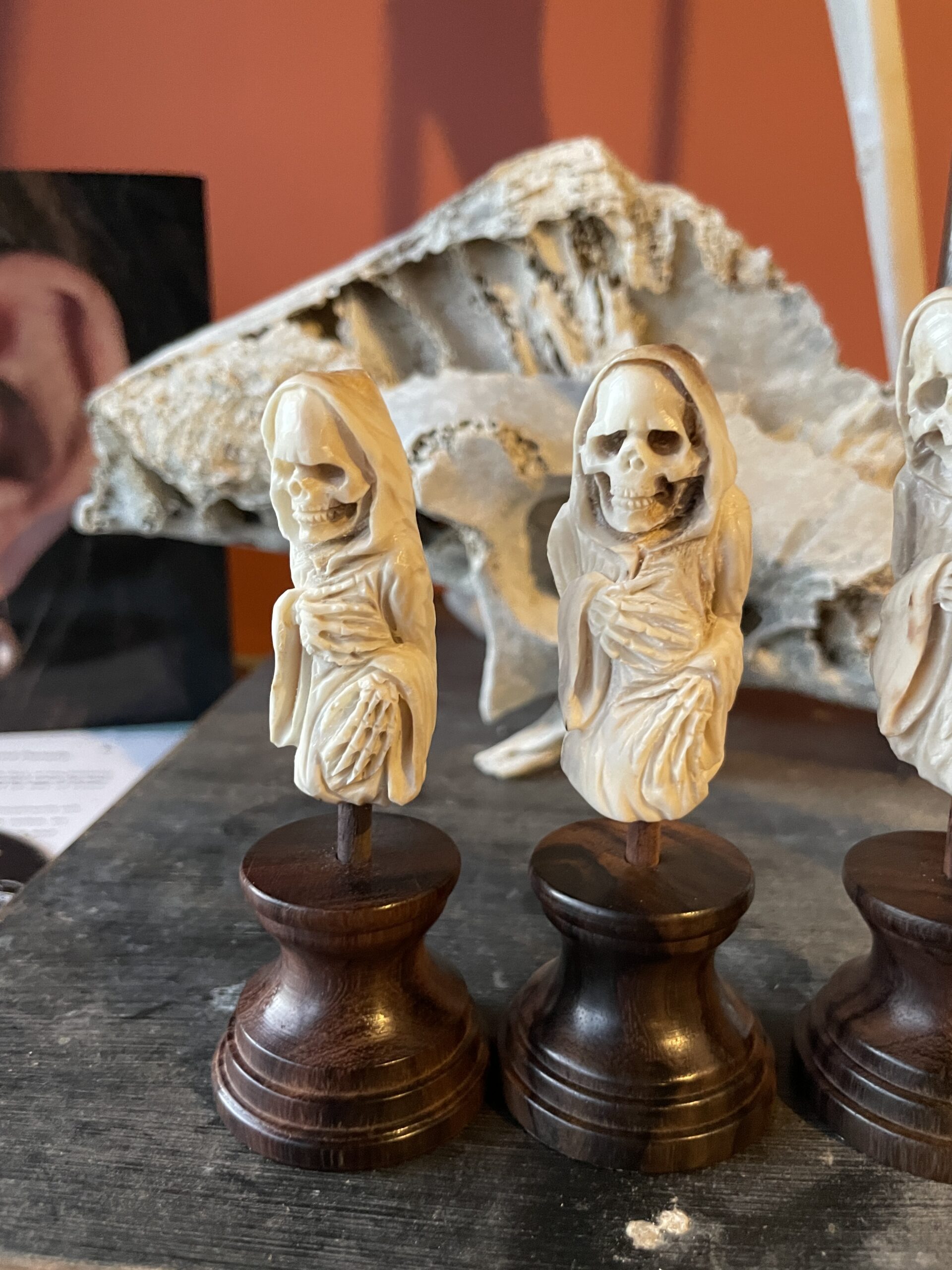 Deer Antler Carving of Death - The Last Tuesday Society